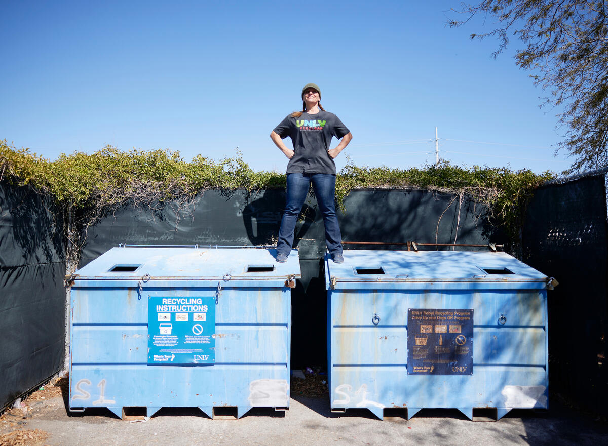 Grant Helps Rebel Recycling Expand Services to Campus Neighborhoods | UNLV